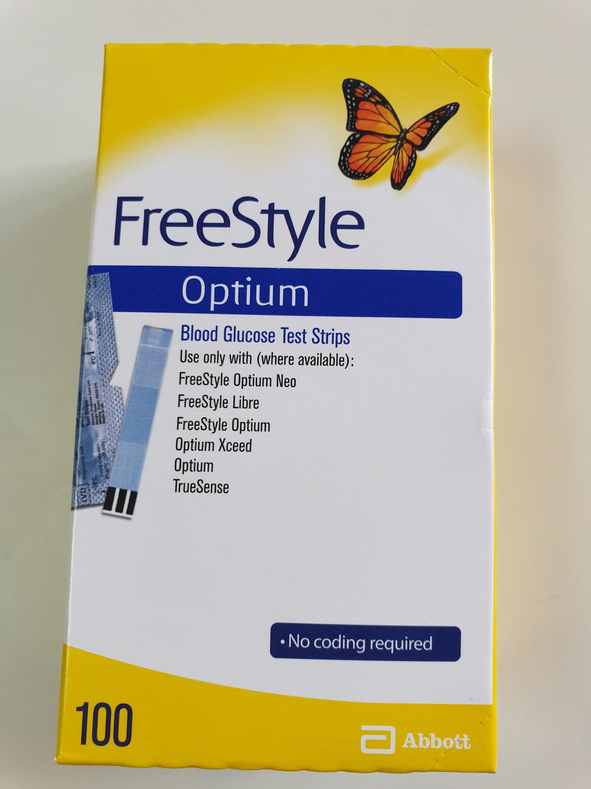 Freestyle Optium 100 Test Strips - Diabetes Christchurch – Online Shop