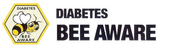 "Bee Aware" Bumper Sticker - Diabetes Christchurch – Online Shop